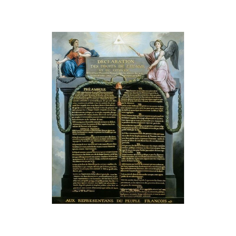 Plaque intérieure pour collectivités, affiche valeurs de la République ...