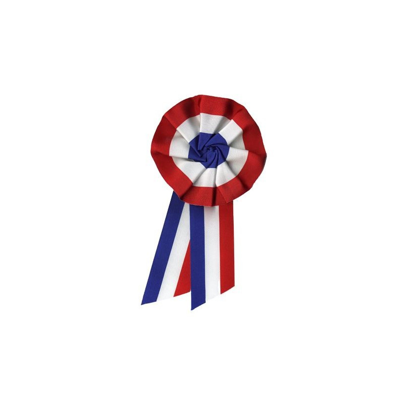 Cocarde tricolore en tissu, cocarde tricolore de France, cocarde ...