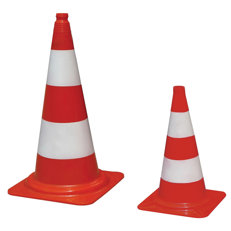 Plot de chantier, plot de travaux, cône de chantier, cône de travaux ...